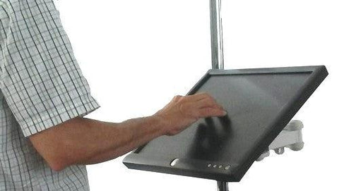 DP170 17.5" Long LCD Monitor Pole Arm Mount Bracket – Oceanpointe ...