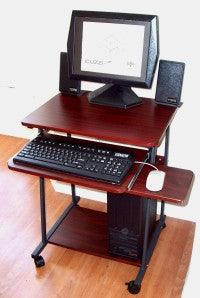 STS5806 24" Compact computer desk laptop desk for small spaces, bedroom ...